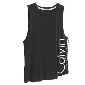 Calvin Klein | Tops | Calvin Klein Performance Boyfriend Logo Tank Top ...